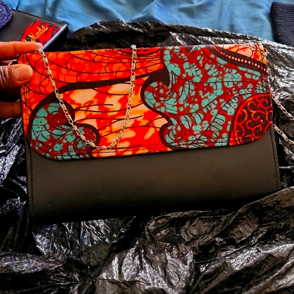 Bags | Authentic African Ankara Purse | Poshmark
